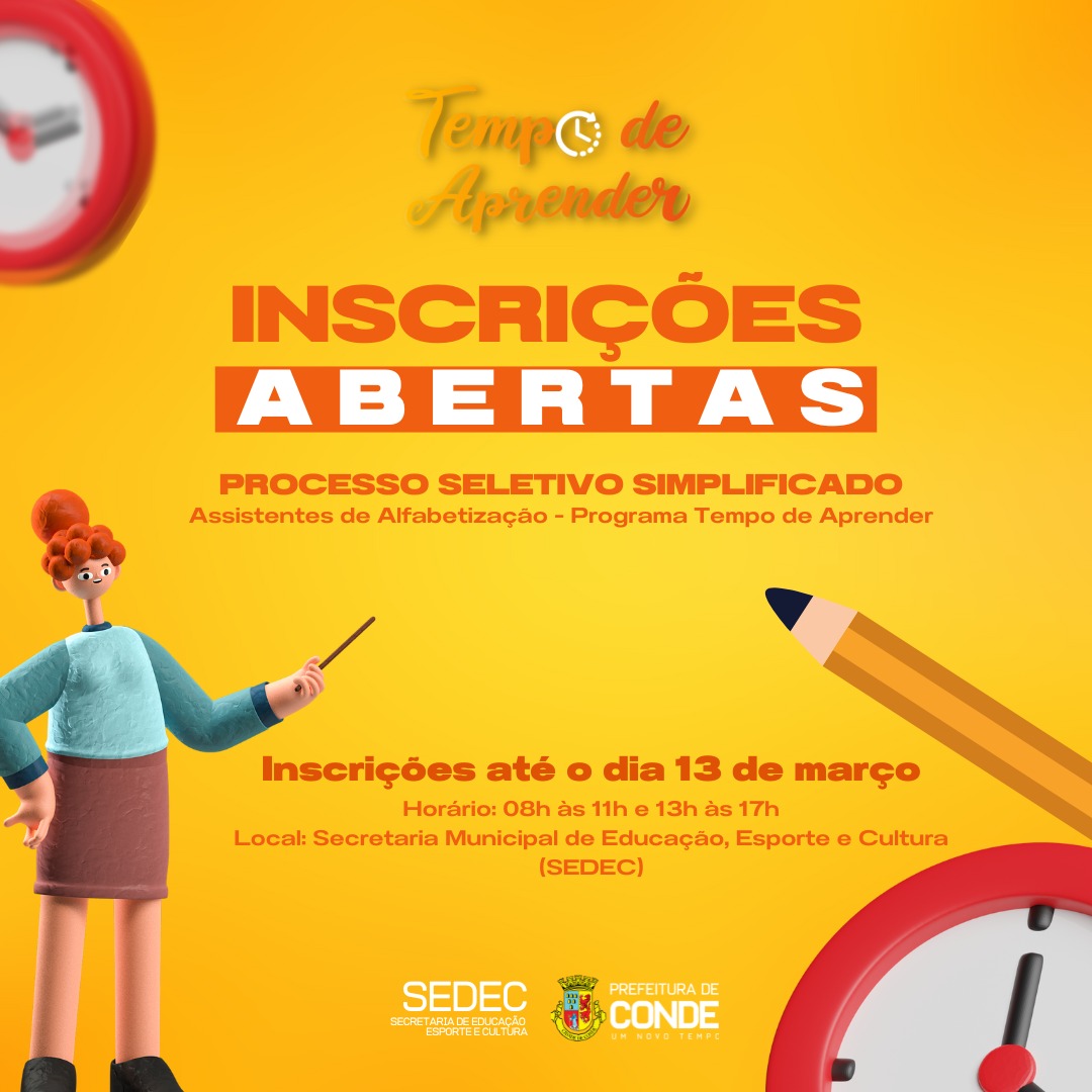 Prefeitura De Conde Abre Edital Para Seleção De Assistentes De